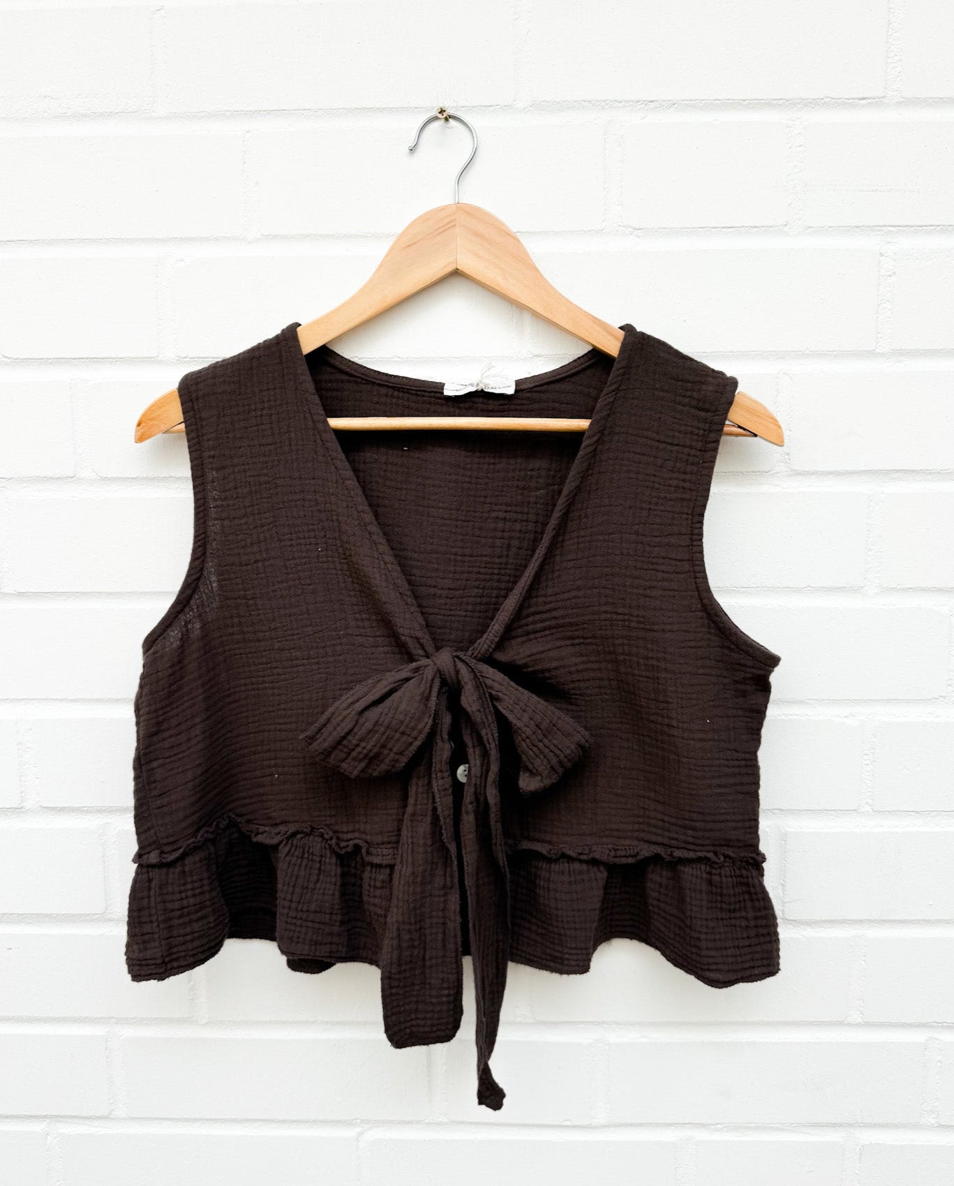 SMALL CUTE MUSSELIN BLUSE MIT SCHLEIFE - ver. FARBEN – Seamless FASHION